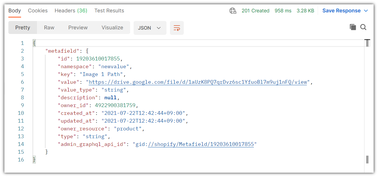 Shopify API: How to Create Metafield for a Product - Beehexa