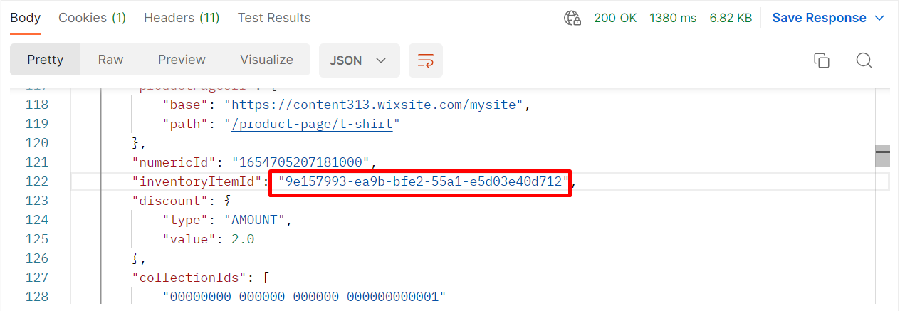 Wix API 2024 - How to get inventory variants using Postman - Beehexa