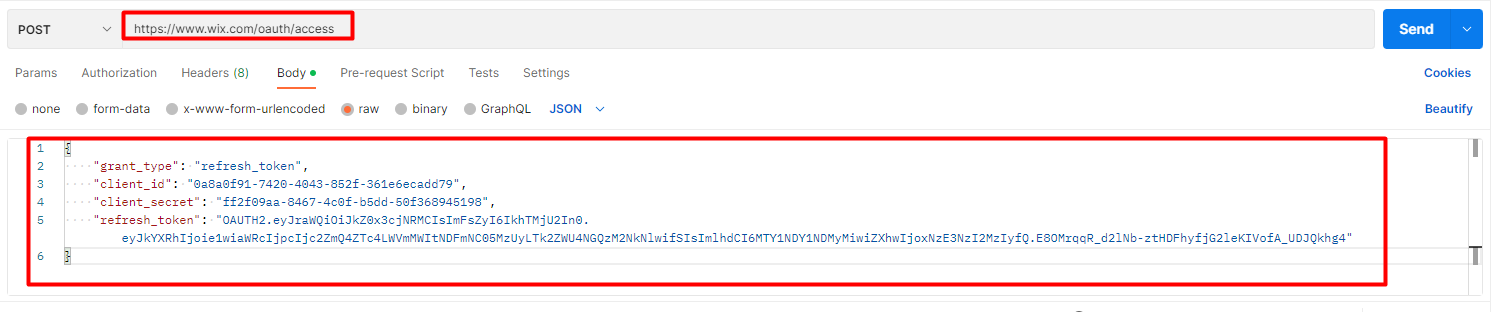 Wix API 2024 - How to query the product categories using Postman - Beehexa